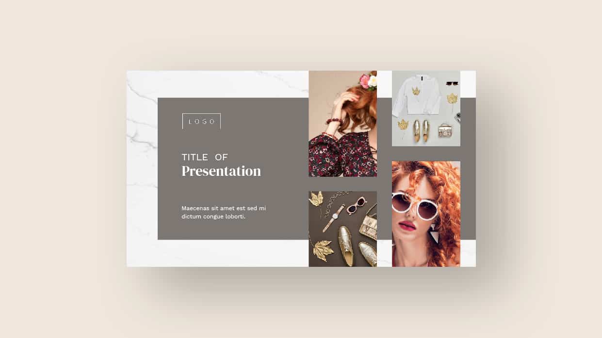 Minimalist Beige Powerpoint Presentation Template | Artzap Stuԁio