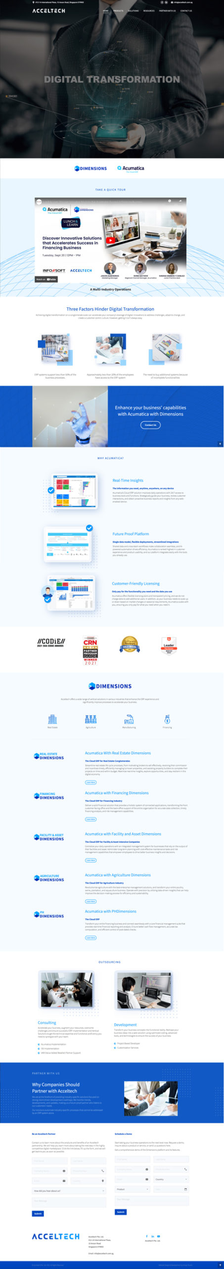 Acceltech Website | Artzap Stuԁio